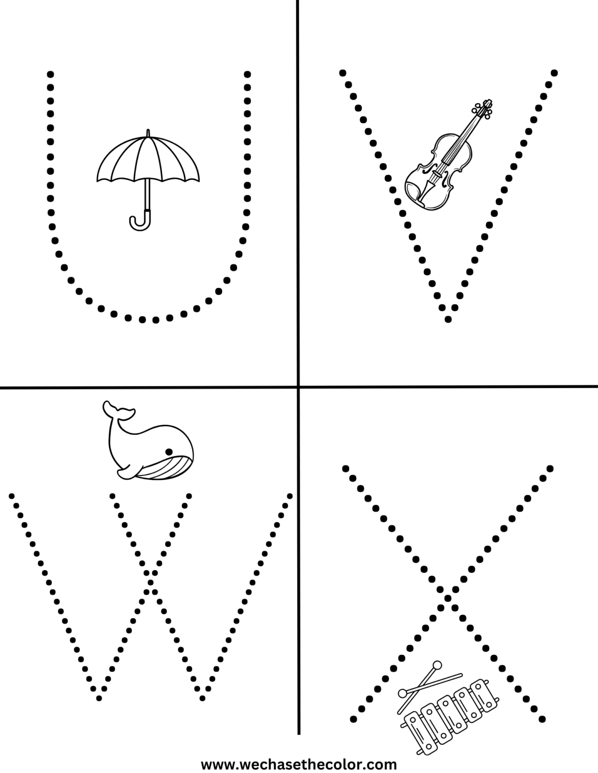 Free Letter Tracing Pages for Preschoolers