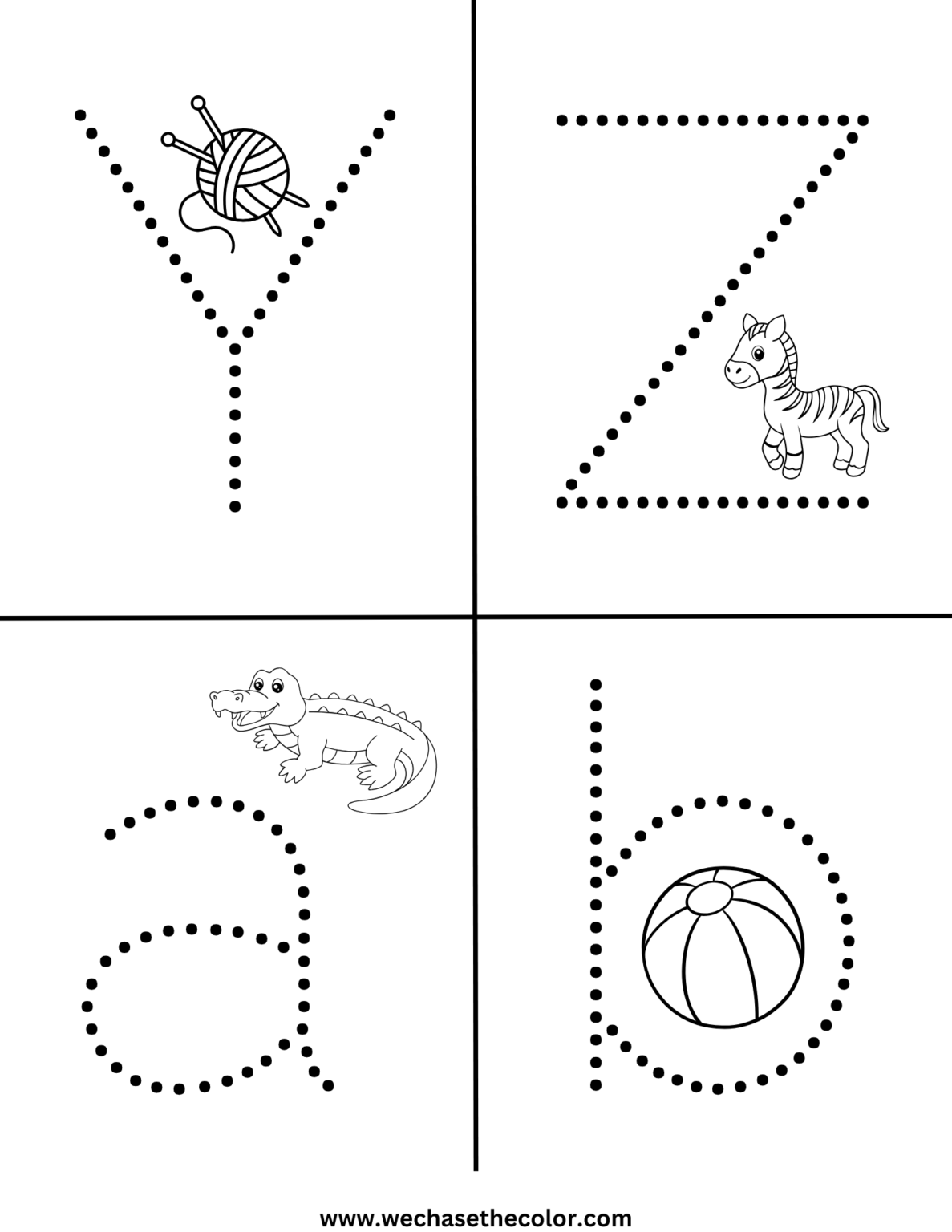 Free Letter Tracing Pages for Preschoolers