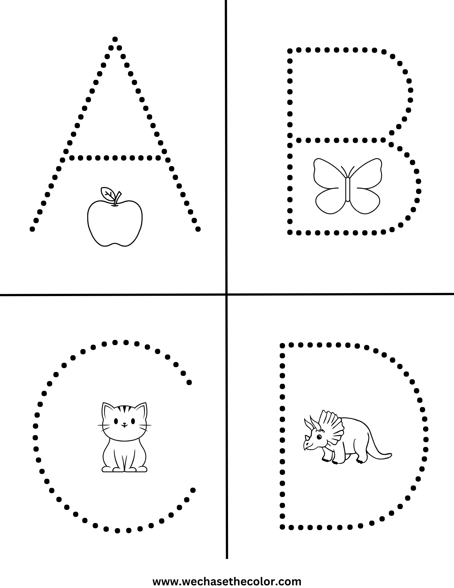 Free Letter Tracing Pages for Preschoolers