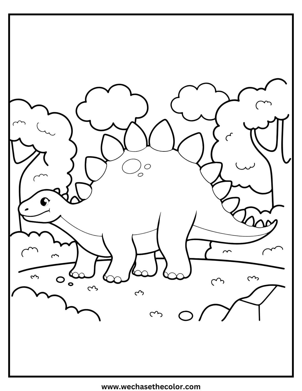 Free Printable Dinosaur Coloring Pages pdf