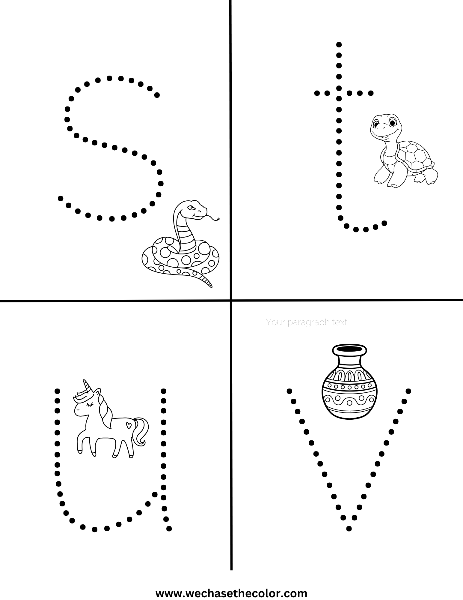 Free Letter Tracing Pages for Preschoolers