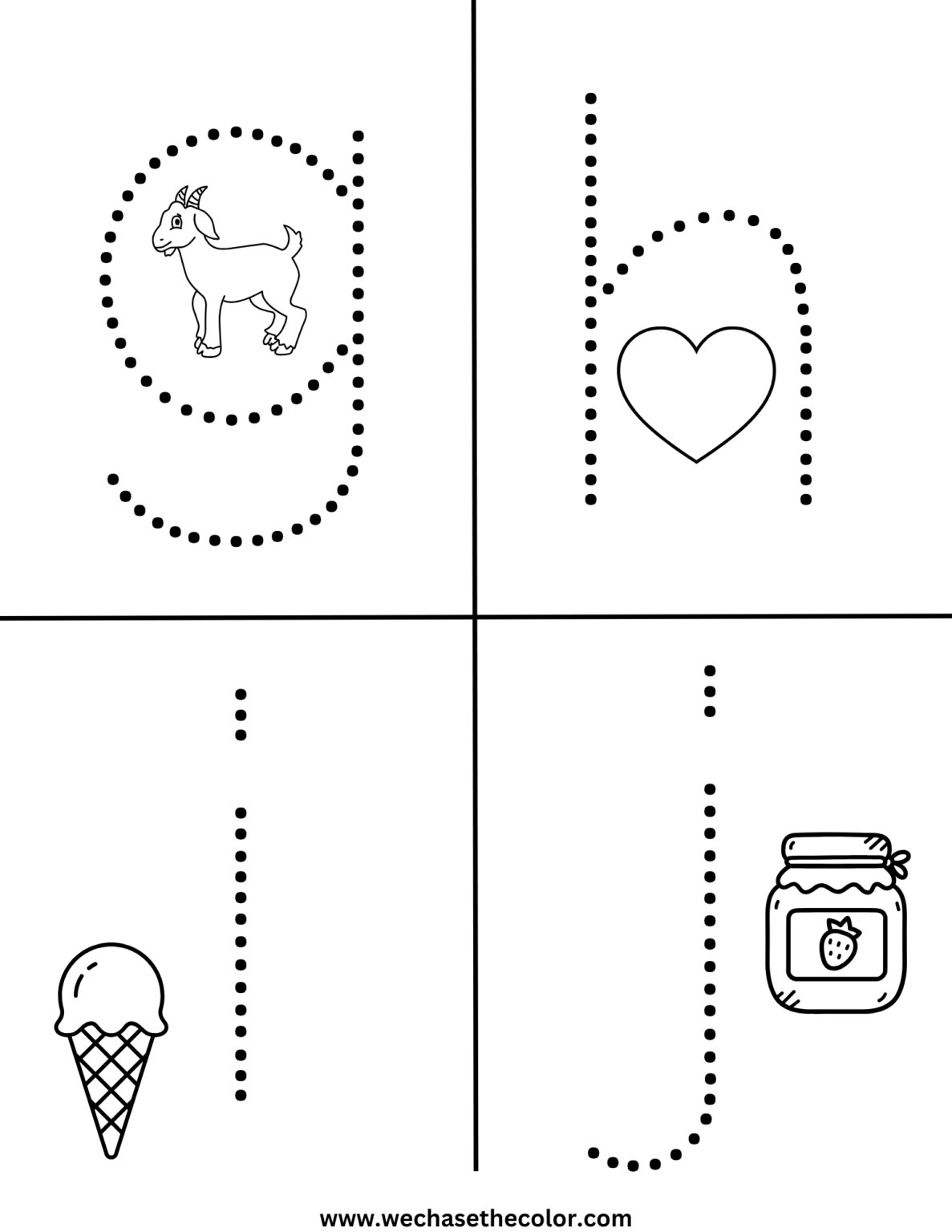 Free Letter Tracing Pages for Preschoolers